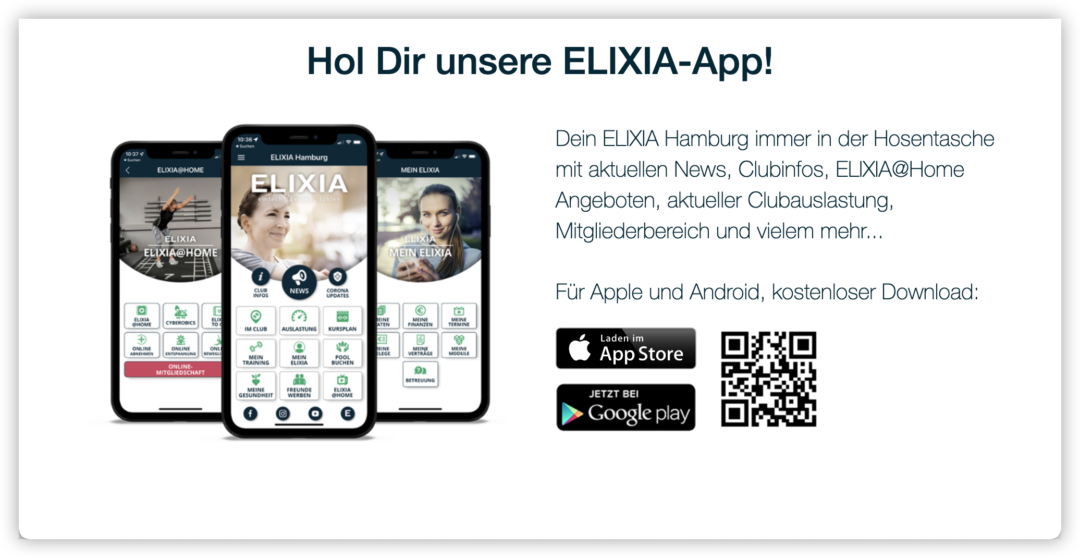 Elixia Dein Fitnessstudio Für Hamburg Und Norderstedt